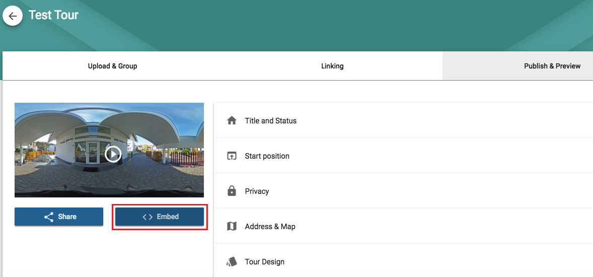 Embedding your 360° VR tour on your website – Ogulo Help